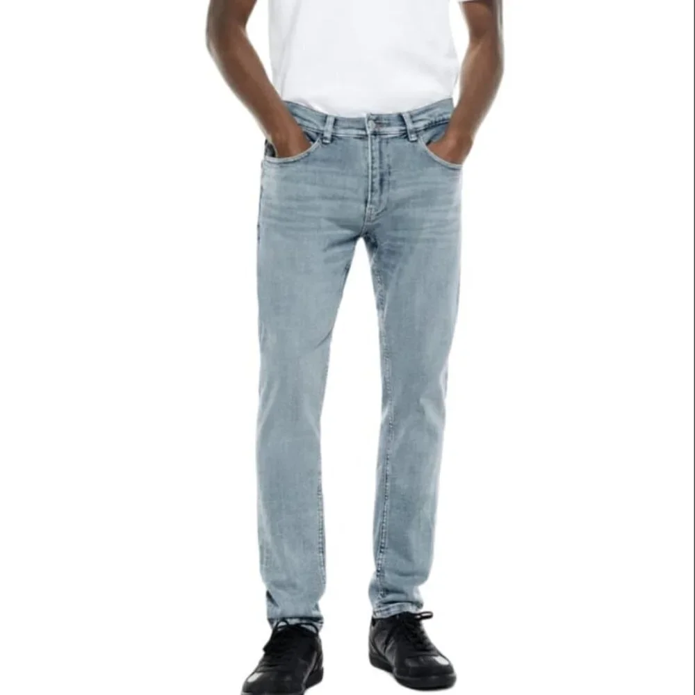 Zara | Jeans | Zara Basic Slim Fit Jeans Light Blue 557544 | Poshmark
